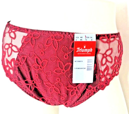 TRIUMPH pretty desire CULOTTE BORDEAUX FR 46 EU 44 (g5) | eBay