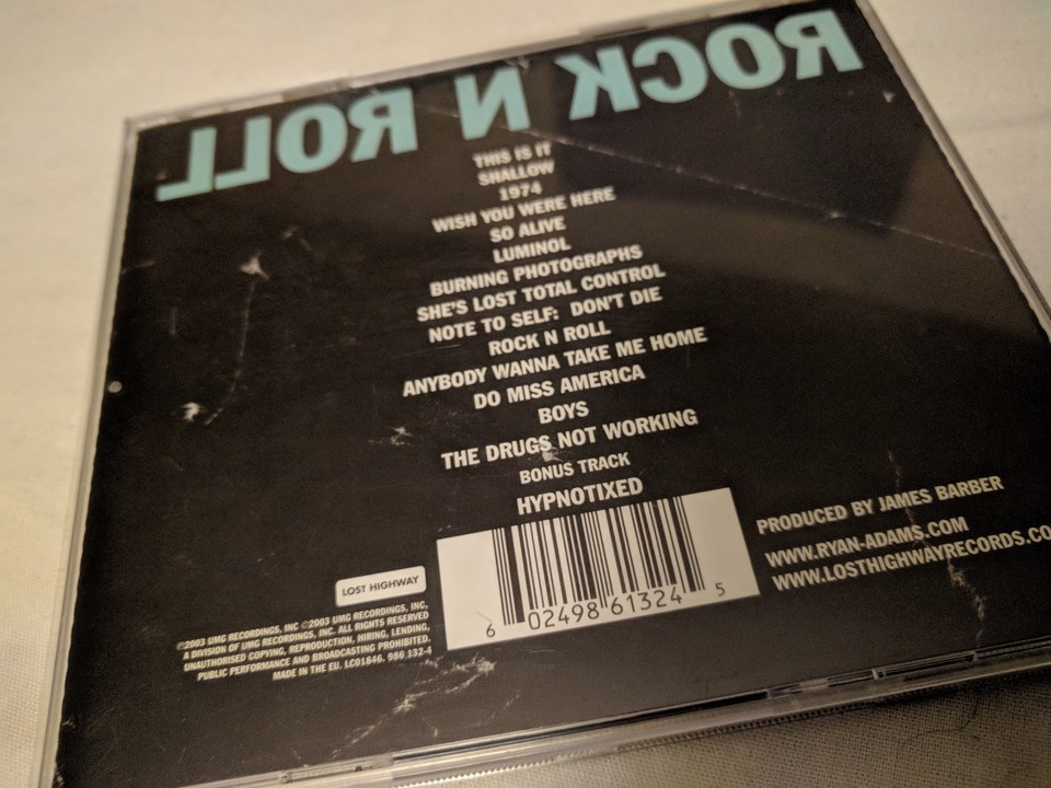 Ryan Adams - Rock N Roll (2003) - CD album 602498613245 | eBay