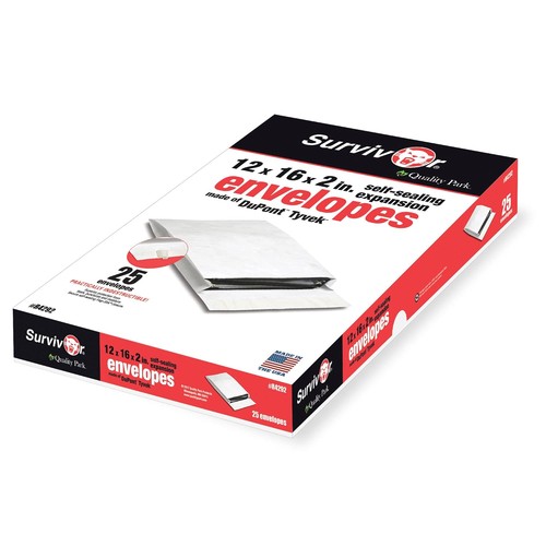 Quality 12 x 16 x 2 Tyvek Expansion Catalog MailersSelf Closure,14 lb ...