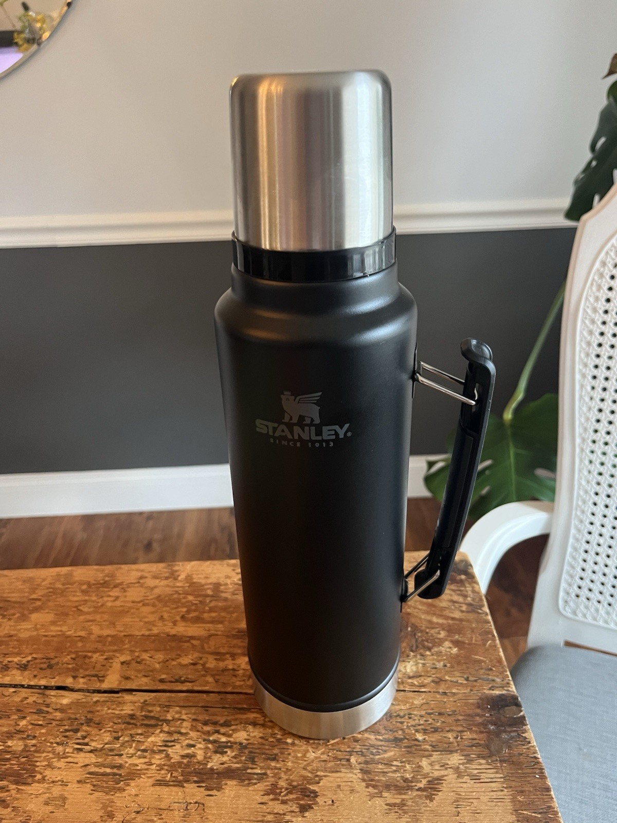 New Uline Stanley Legendary Classic Vacuum Thermos Bottle 1.5qt 1.4L Black