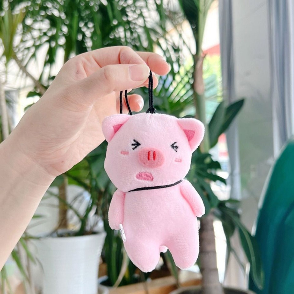 Stuffed Animals Hanging Pig Keychain Pink Little Pig Pig Pendant Bag ...
