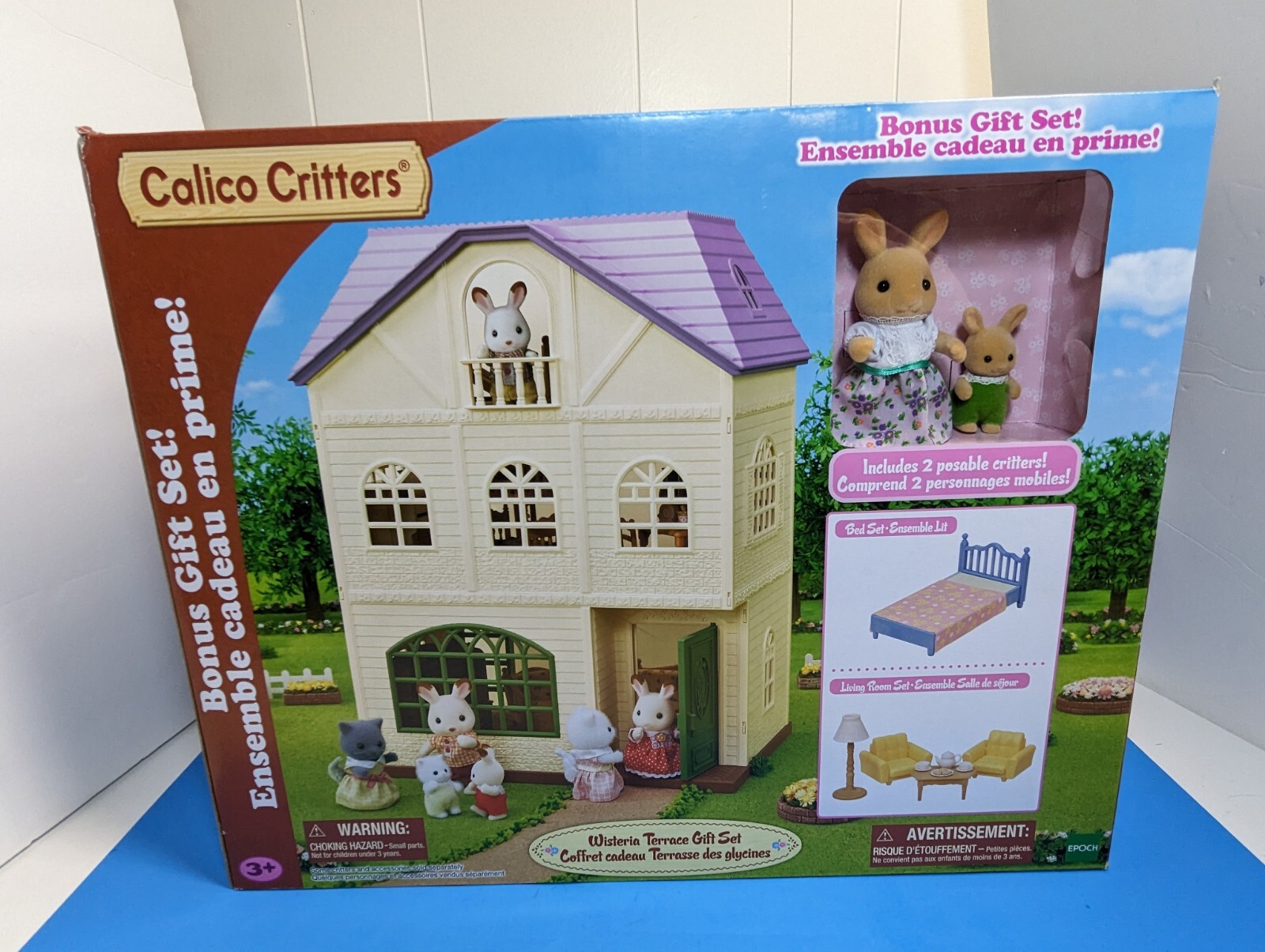Calico Critters Wisteria Terrace Gift Set House Lot Sylvanian Families ...