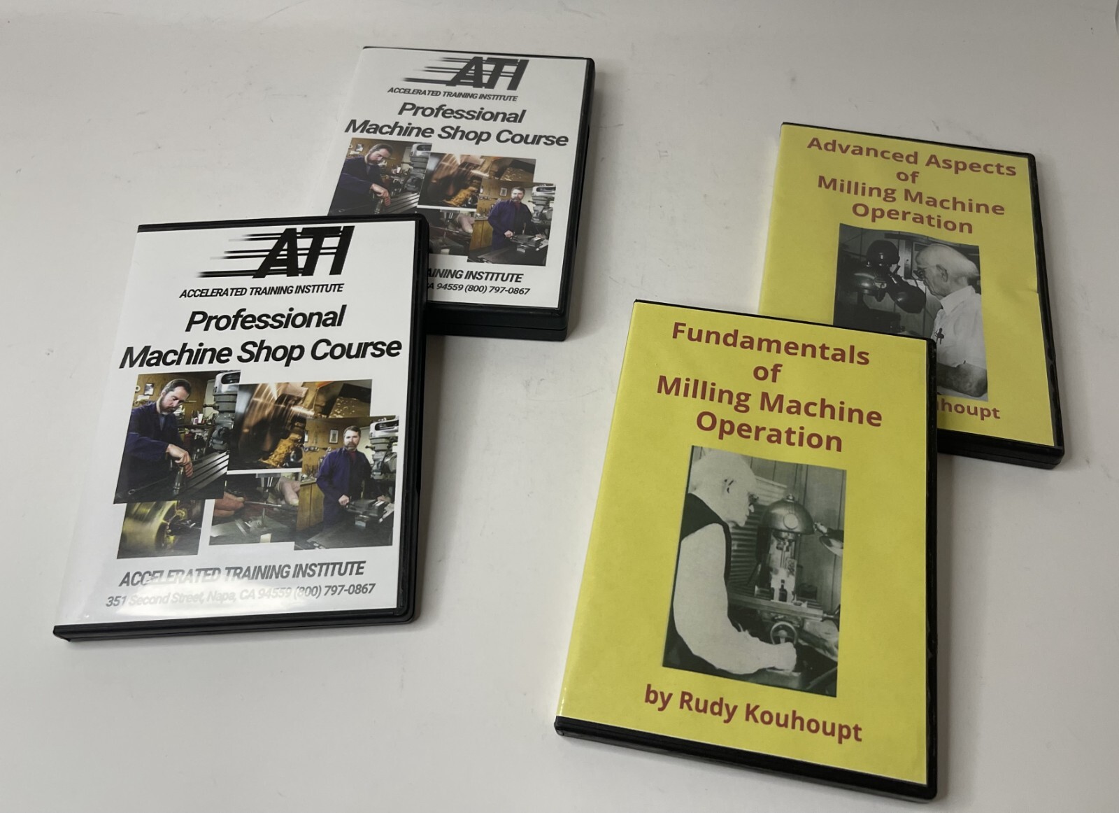 Machine Shop Essentials: 3 Courses, 12 DVDs on Lathe, Milling, and More ...