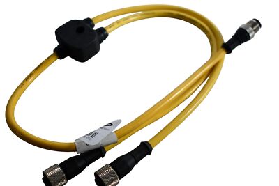 NEW Banner Engineering CSB-M1281M1281 Cordset, Splitter, M12 Male ...
