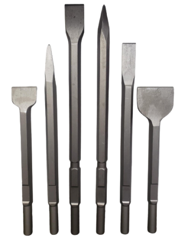 Breaker Hammer Steels Chisel & Point - Choose From Box Fits Many KANGO ...