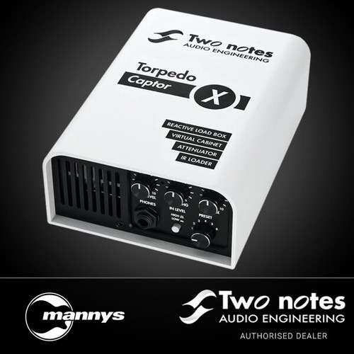 Two Notes Torpedo Captor X Reactive Load Box, Virtual Cab Attenuator ...