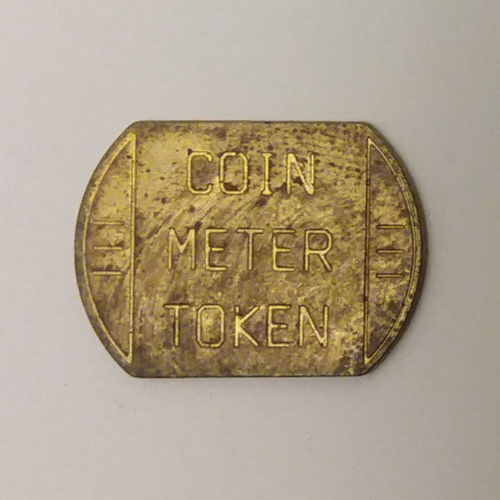 Coin Meter Oval Shaped Parking Token 24mm x 18mm | eBay