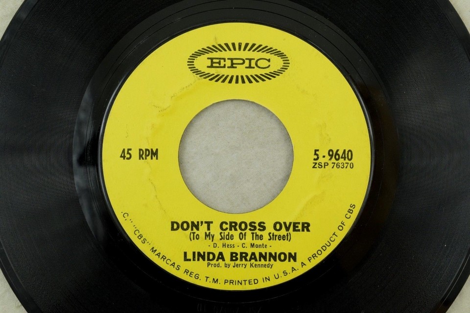 Linda Brannon - Rockabilly 45 RPM - Don't Cross Over/Don't Separate Us ...