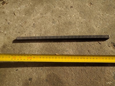 Straight geared shaft, pitch 5.0, length: 340mm, 1/2" x 1/2". | eBay