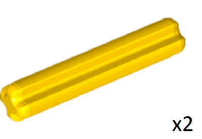 LEGO 4519 Technic Axle 3 Yellow | eBay