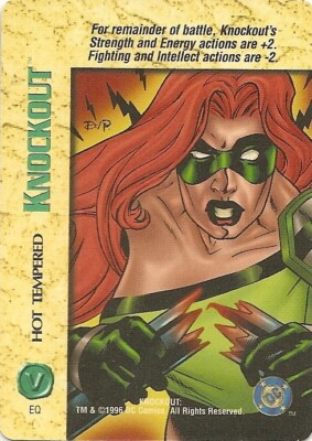 Marvel OVERPOWER Knockout DC Hot Tempered special | eBay