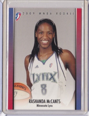 2009 Rittenhouse WNBA Rookie #RC16 RASHANDA MCCANTS /499 MINNESOTA LYNX | eBay