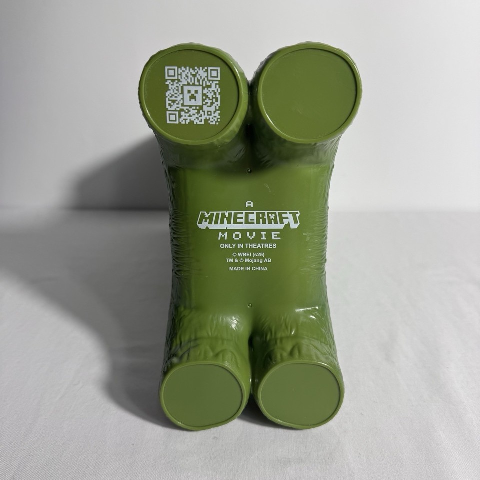 NEW Minecraft The Movie Creeper Popcorn Bucket LIMITED EXCLUSIVE 85oz ...