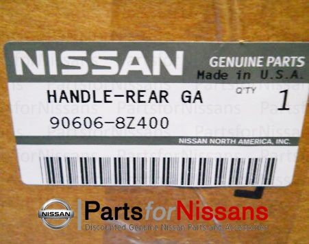 Genuine Nissan Handle 90606-8Z400 | eBay