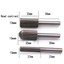 6pcs 1/4" Bearing Steel Rotary Burr Set for Dremel Drill Bits Metal ...