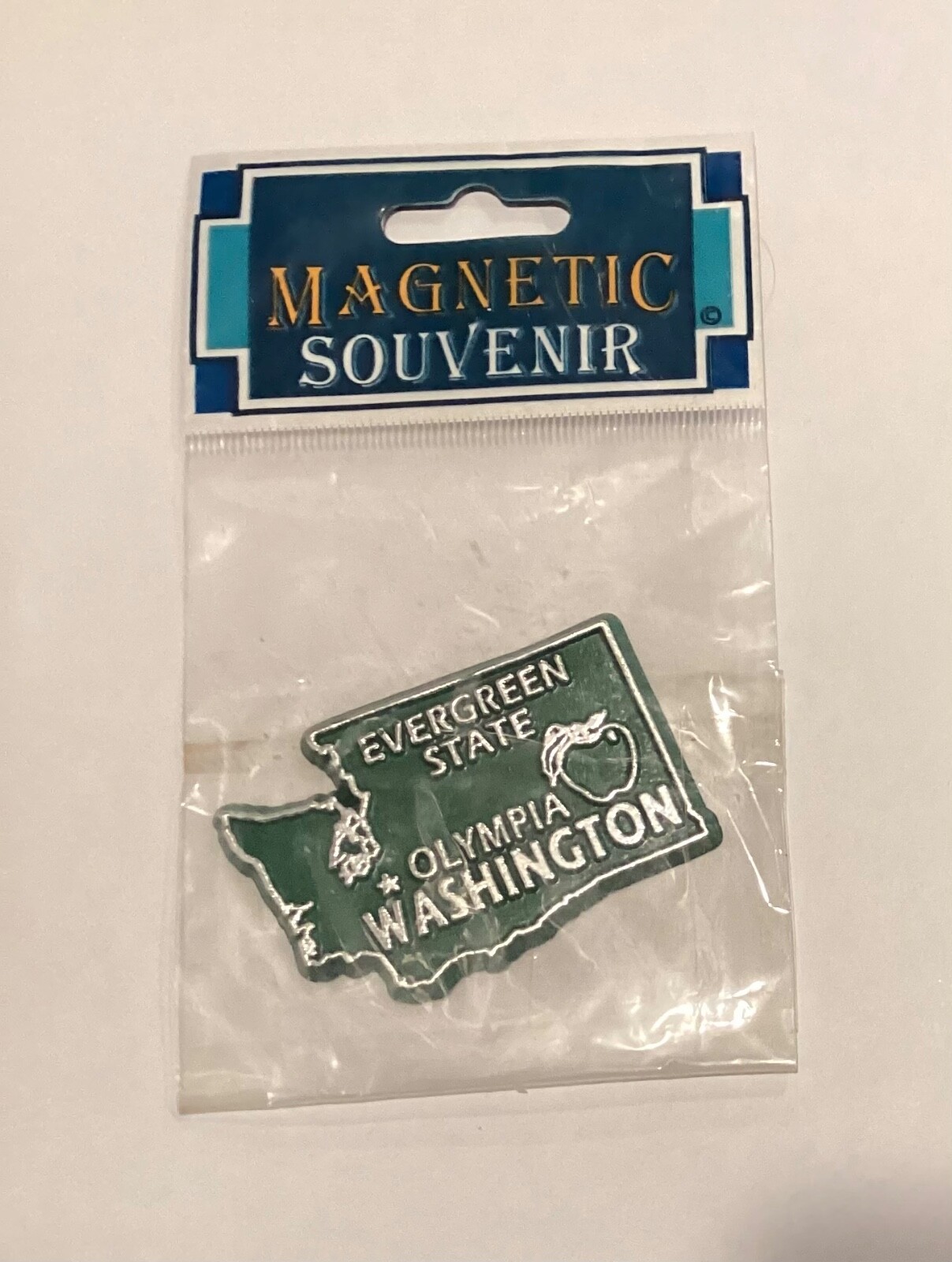 Washington Evergreen State Map Rubber Fridge Magnet BD7 | eBay