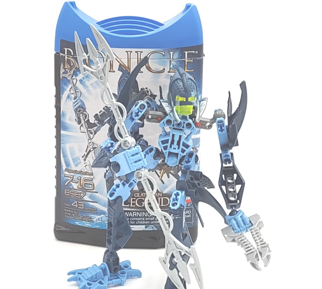 LEGO Bionicle Glatorian Legends Kiina 8987 w/ Canister | eBay