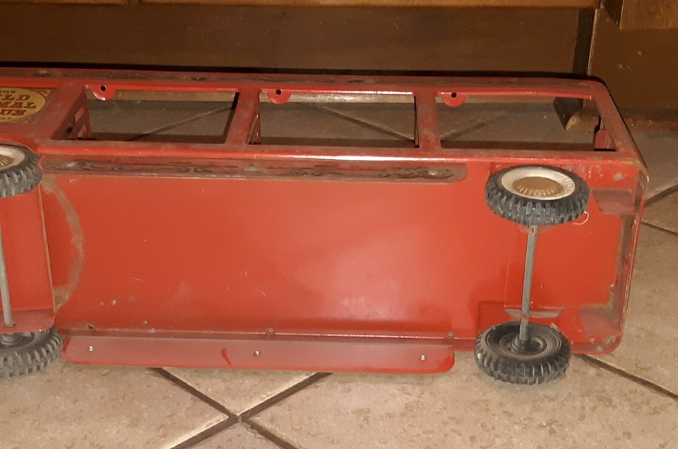 BUDDY L WILD ANIMAL CIRCUS Wheels Pressed Steel Toy Truck Original 1960 ...