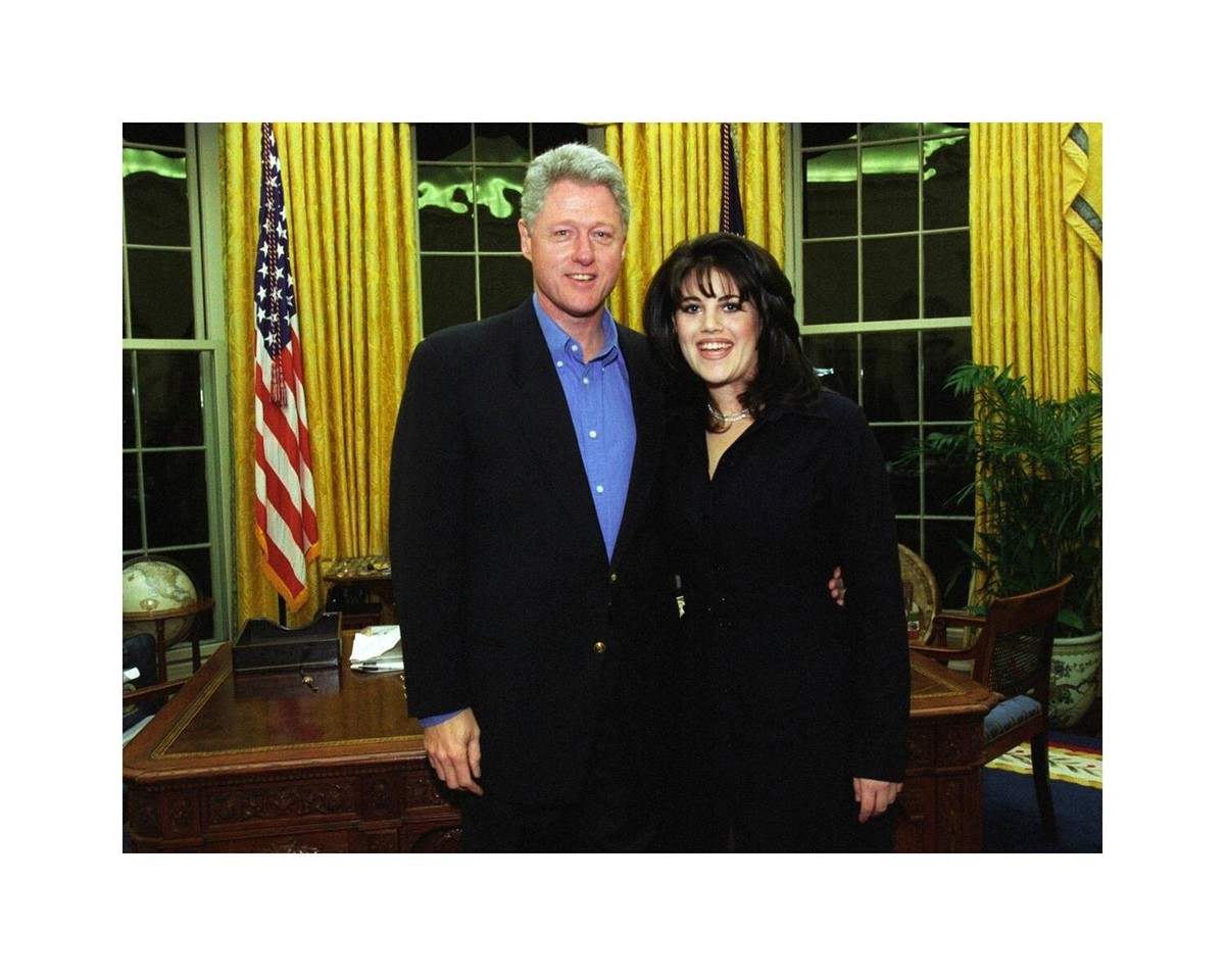 Bill Clinton Monica Lewinsky Costume Monica Lewinsky's Blue Dress: How