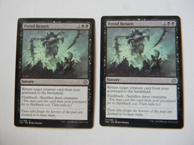 DREAD RETURN : TIME SPIRAL REMASTERED : MTG : SET OF 2 : 2020 : NM | eBay