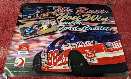 1990s NASCAR CRAFTSMAN TRUCK SERIES RACING POSTER RAYBESTOS FORD CREDIT ...
