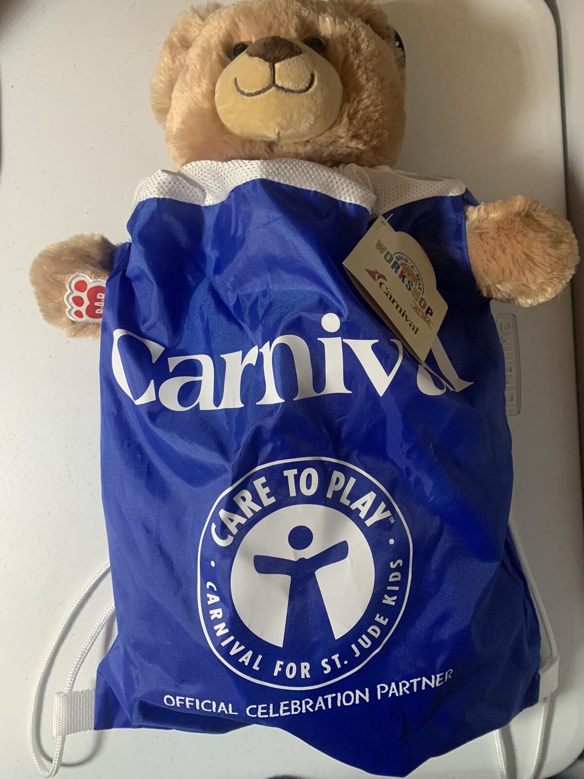 Carnival Cruise Line Build A Bear Workshop At Sea Plush Bear Backpack ...