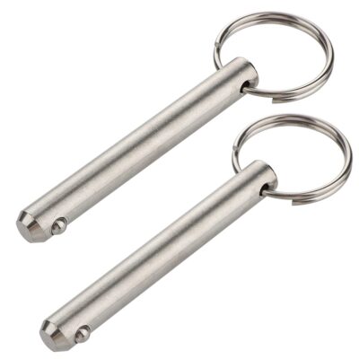 2 Pack Long Quick Release Pin Diameter 3/8"9.5mm Usable Length 2.4"61mm ...