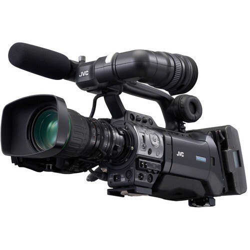 JVC GY-HM750 ProHD Shoulder Solid State Camcorder with Fujinon HTs 18x ...