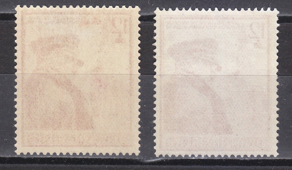 Germany 1939 MNH Mi 691 Sc B137 Adolf Hitler. Two different shades of ...