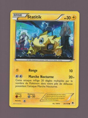 Pokémon n° 26/119 - STATITIK - PV30 (B465) | eBay