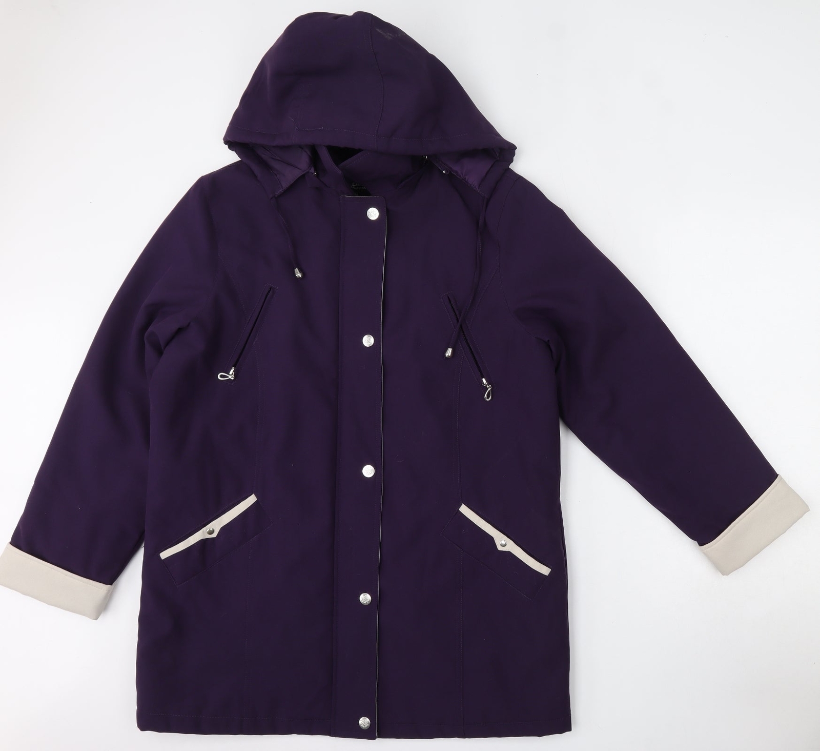 JBC Collection Womens Purple Parka Jacket Size 14 | eBay
