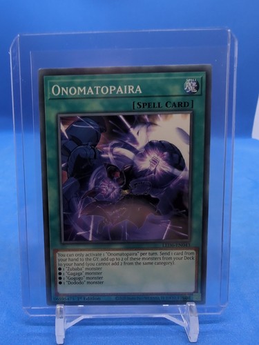 Yugioh Onomatopaira LED6-EN043 Common 1st Edition NM | eBay