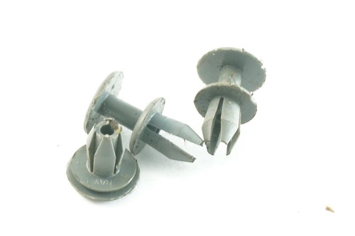 3 x OEM BMW E46 Grey Trim Securing Mounting Rivets 99-05 323i 325i 328i ...