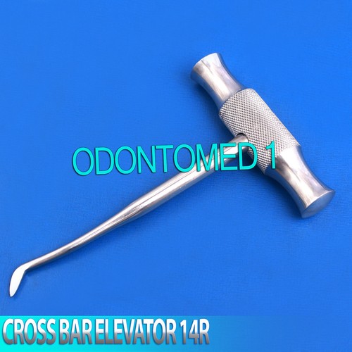 CROSS BAR DENTAL ROOT ELEVATOR WINTER ANGLED RIGHT FLAT POINTED BLADE 14R | eBay