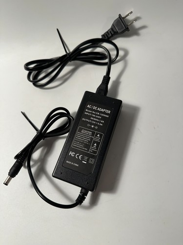 AC/DC Adapter Model No: CB-1205000 Input: 100-240V 50/60Hz 1.6A Output: 12V-5.0A | eBay