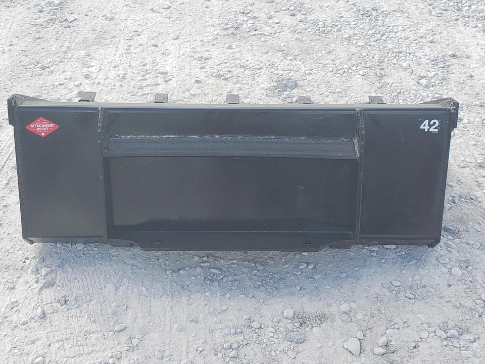 42" Low Profile Tooth Bucket Attachment Fits Toro Dingo Vermeer Mini ...