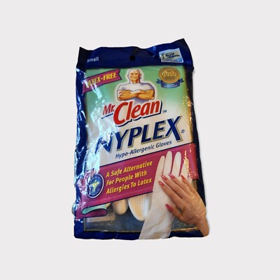 Mr Clean Nyplex Hypo-allergenic Gloves Size Small #1135 | eBay