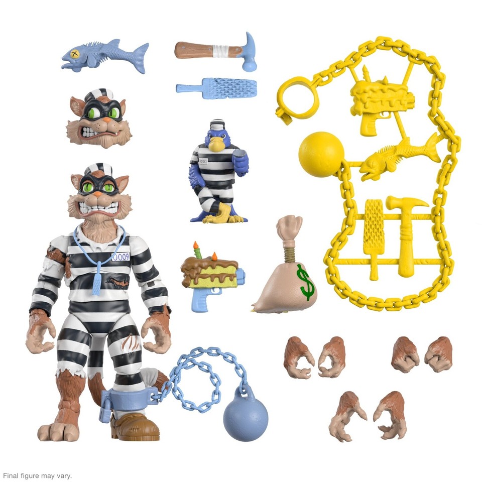 Super 7 TMNT Ultimates Scratch Cat Figure Wave 6 Teenage Mutant Ninja ...