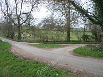 Photo 12x8 Minor road junction Condicote The road running across the ...