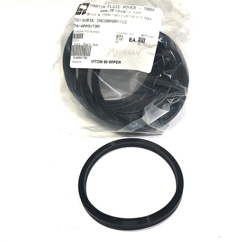 * NEW LOT OF 10 MARTIN FLUID POWER VITON 90 WIPER 74-4000VT90 | eBay