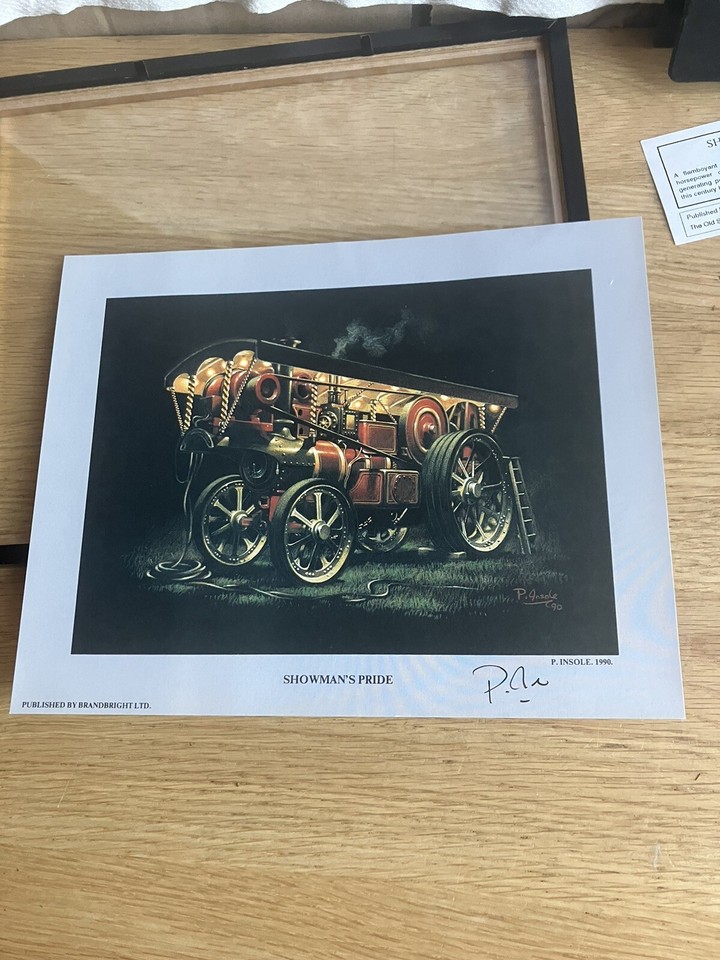 Showman’s Pride steam locomotive print Brandbright Ltd P Insole 1990 ...