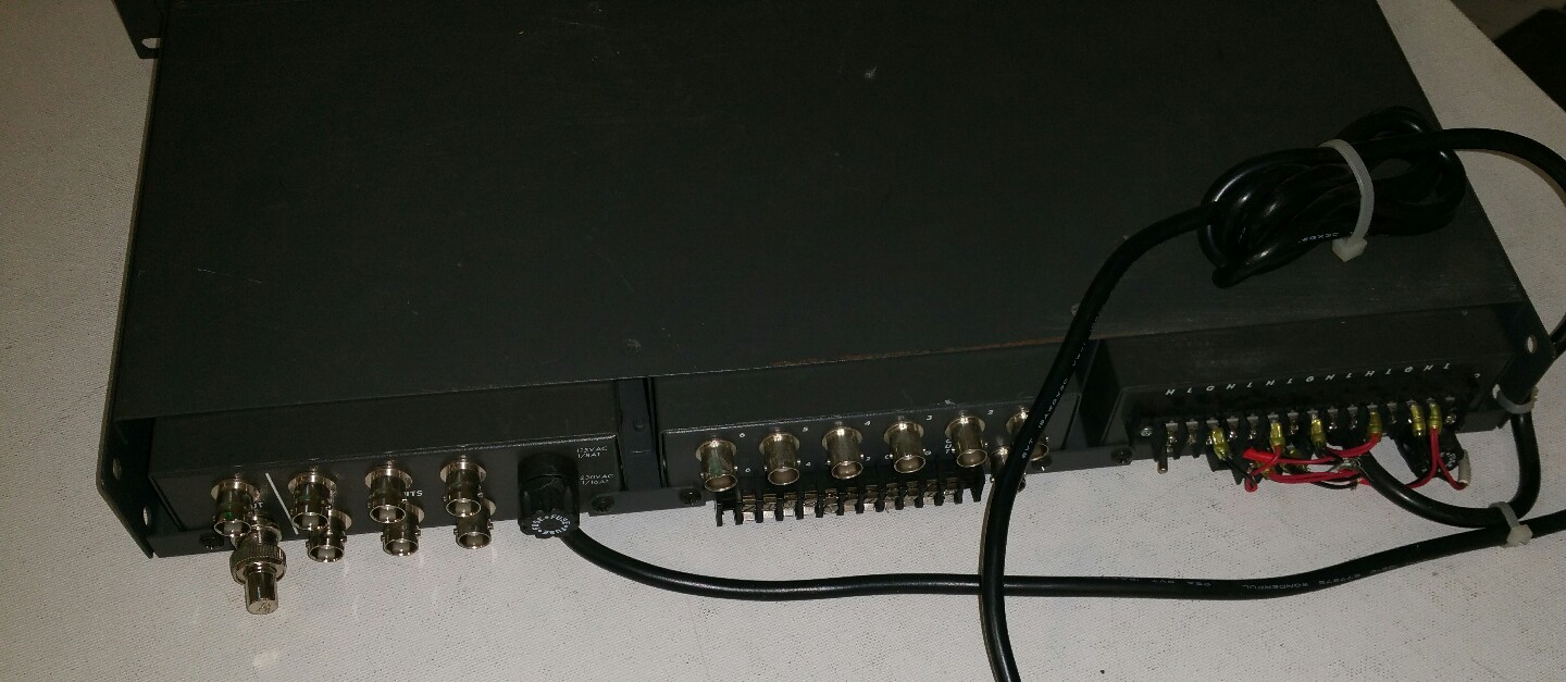 Videotek ADA-16 Rackmount Audio Distribution Amplifier (qty 2) & Video ...