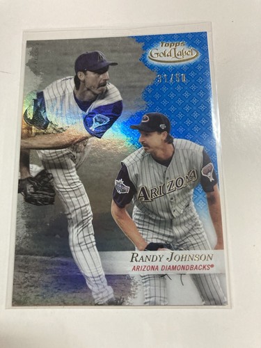 2017 Topps Gold Label - Class 3 Blue #61 Randy Johnson /50 for sale ...