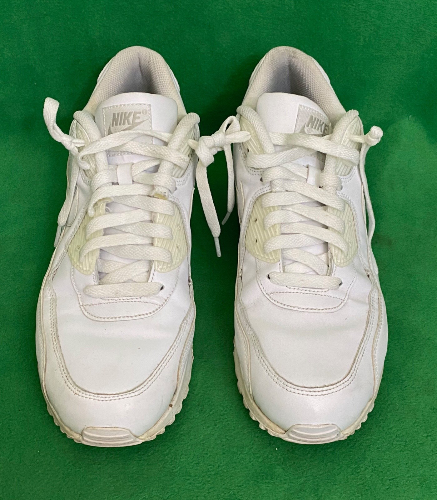 Nike Air Max 90 True White/True White 302519-113 Men's Shoes Size 12 ...
