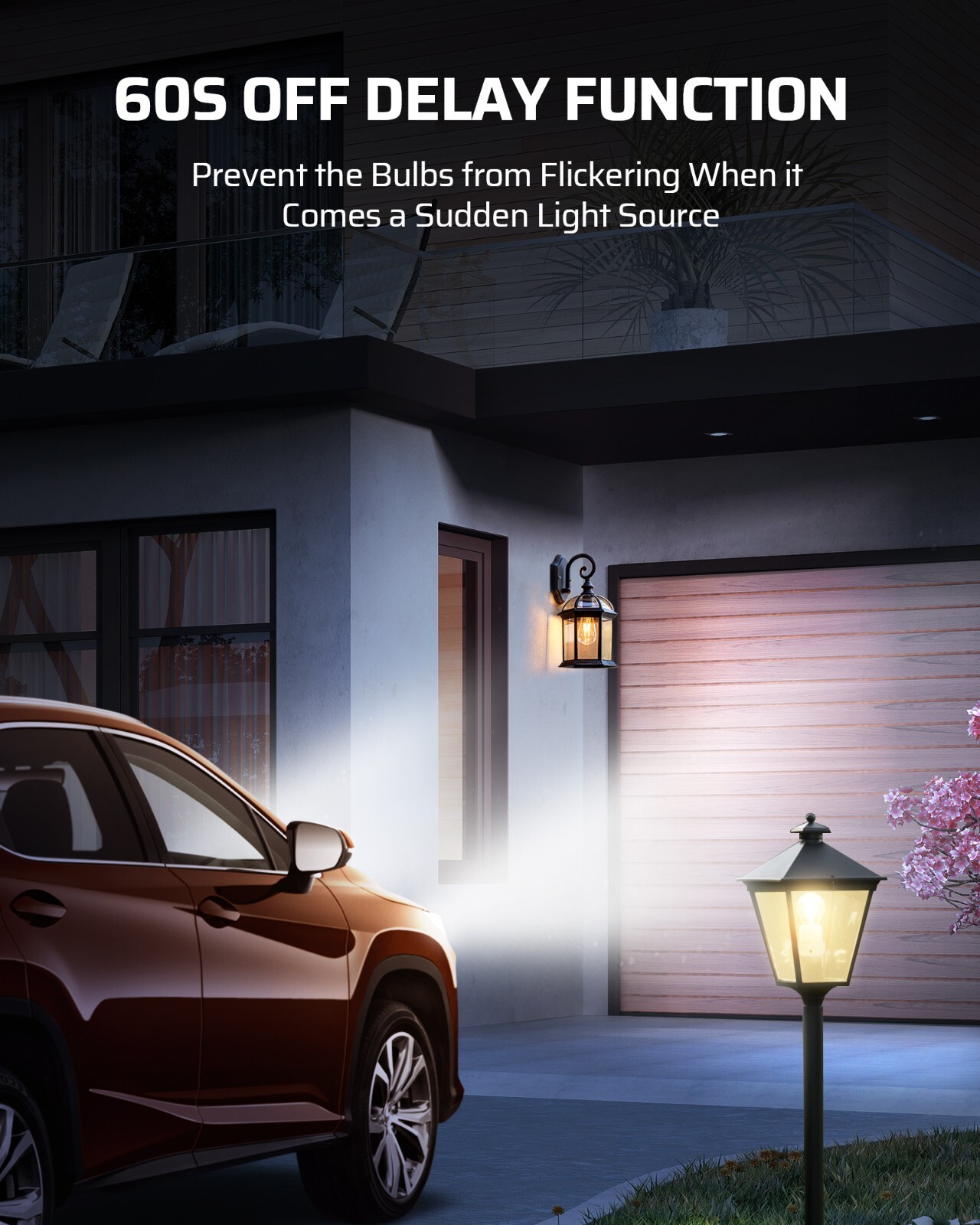 DEWENWILS 4 Pack Light Sensor Socket, Automatic Dusk to Dawn Light Bulb ...