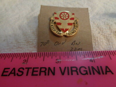 70th Ordnance Battalion 22M Unit Crest, DI, DUI (DRAW#X6) | eBay