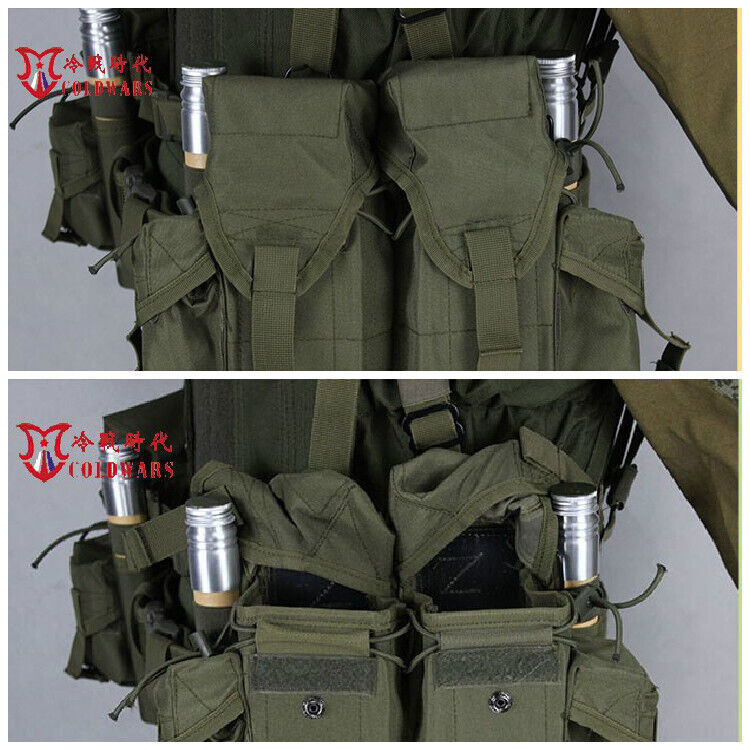 Russian Special Forces Smersh Tactical Combat Vest Chest Gear AK OD Set ...