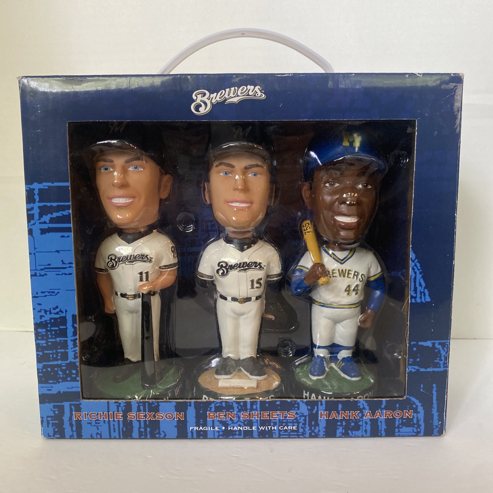 Milwaukee Brewers Bobbleheads 2002 Collectors Series Pepsi Mail In Set ...