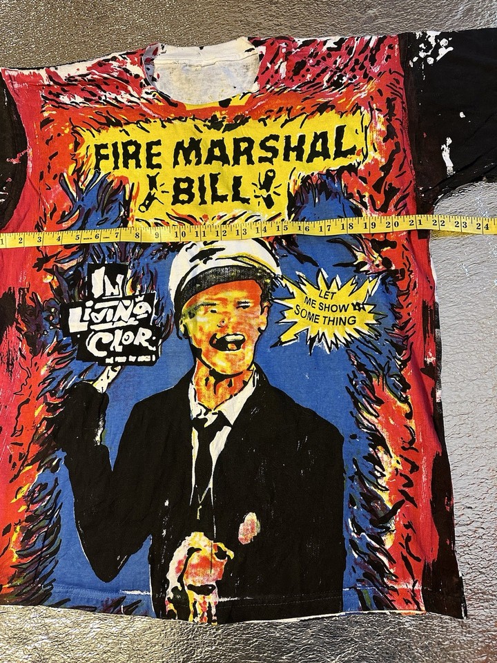 Vintage Fire Marshall Bill Reprint In Living Color 90s Comedy Size L REPRINT | eBay