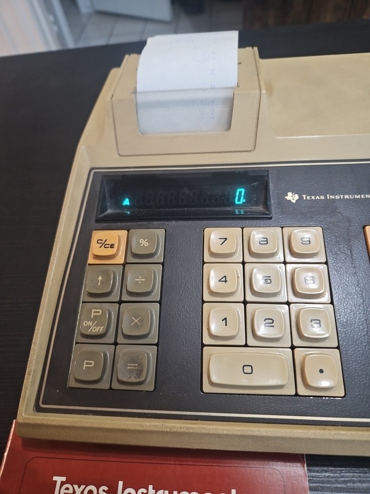 Vintage Texas Instruments TI-5040 Electronic Printing Calculator TESTED ...